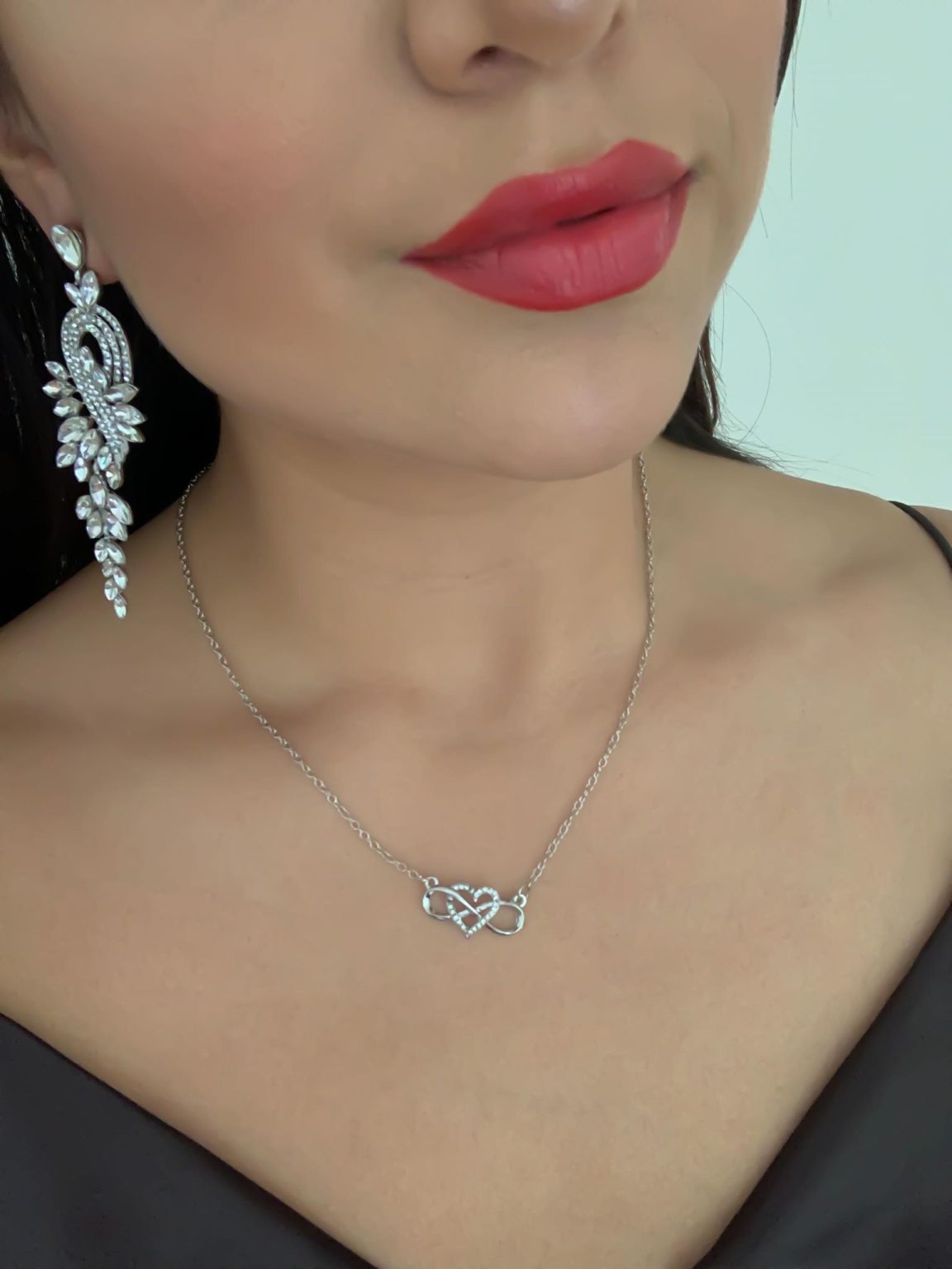 Infinity Hart Ketting Rose - Juwelia